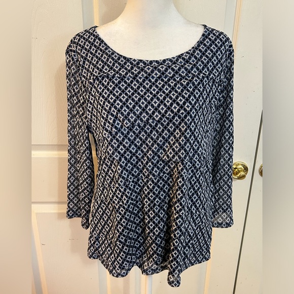 Alfani | Tops | Alfani Tiered Ruffle Top Large | Poshmark